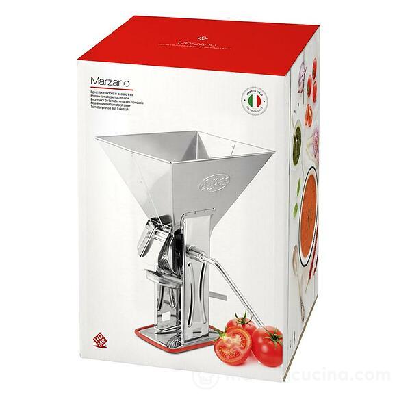 Passa pomodoro in acciaio inox Marzano Passa verdure di Omac | Made In ...